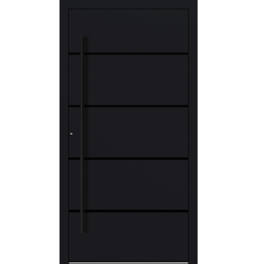 Turenwerke P90 Design 22 Aluminium Door - Black RAL9005 - Blackline